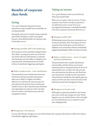Corporate Class Funds | PDF
