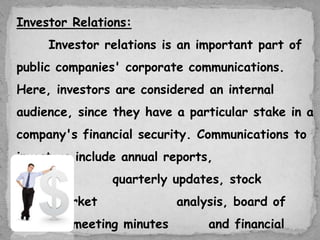 Corporate communication | PPTX
