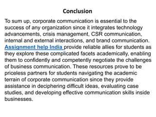 Mastering Corporate Communication: A Comprehensive Exploration | PPTX