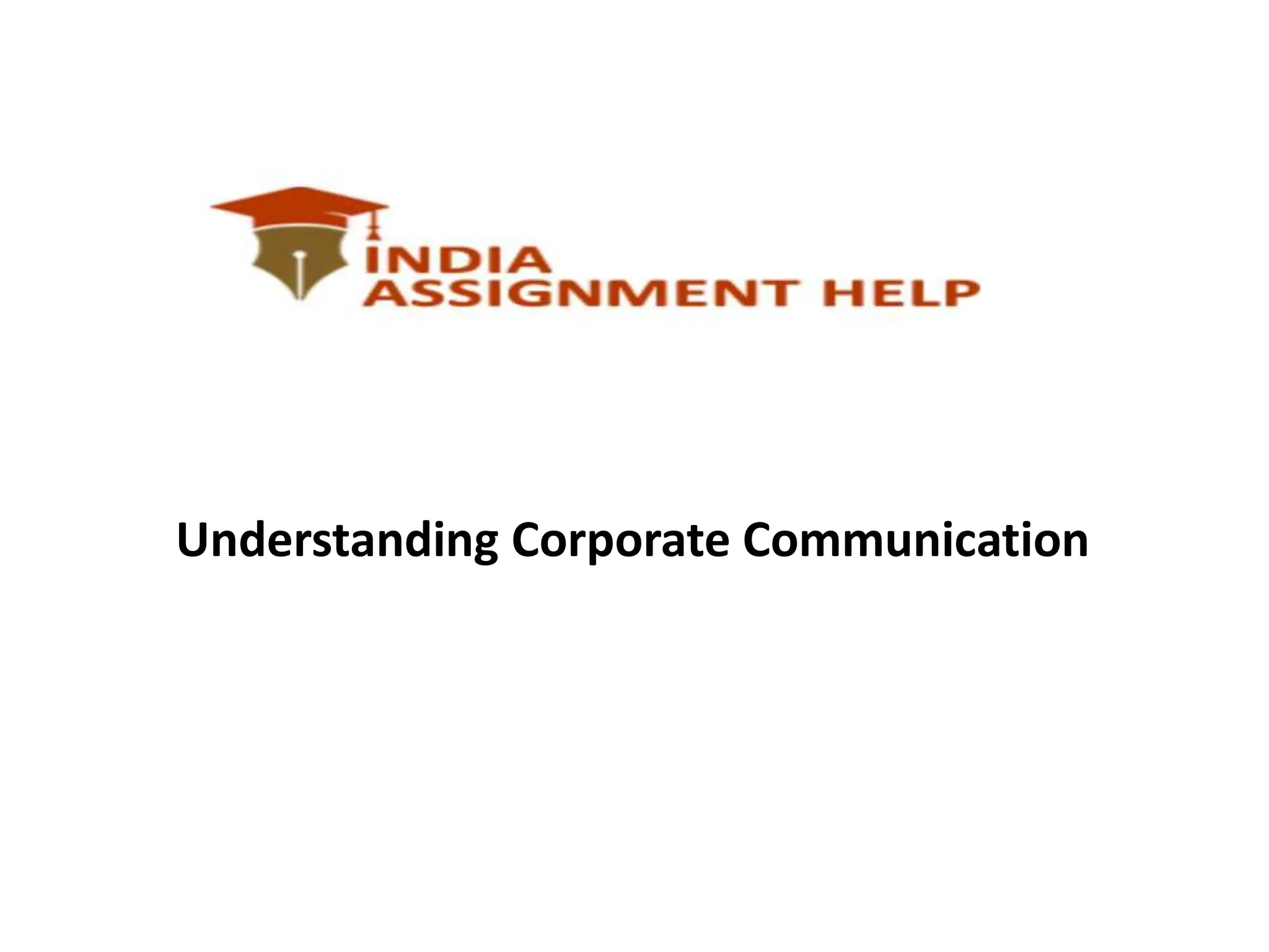 Corporate communication assignment help.pptx