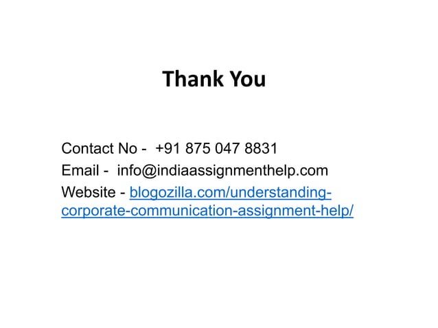 Corporate communication assignment help.pptx