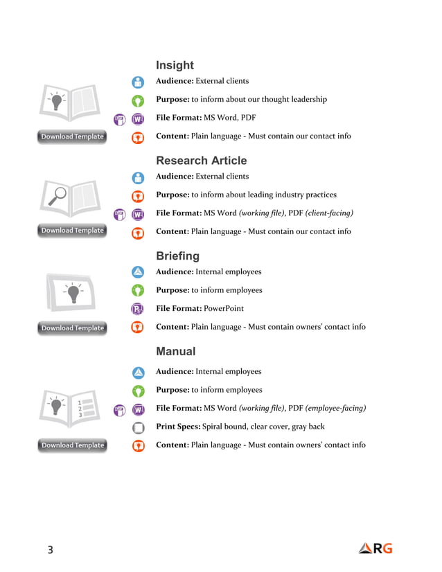 Corporate communication materials guideline | PDF
