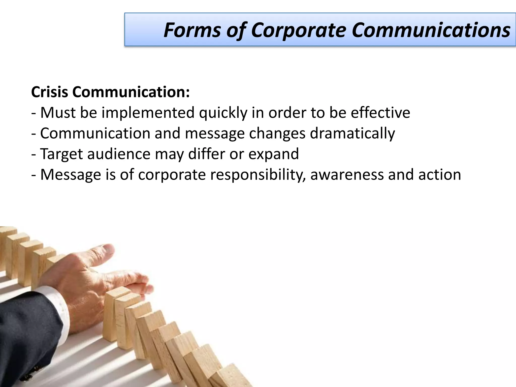 Corporate communications | PPTX