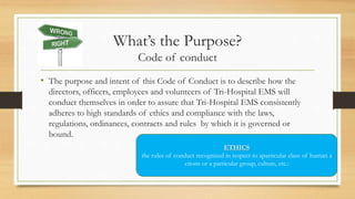 Corporate compliance training | PPTX