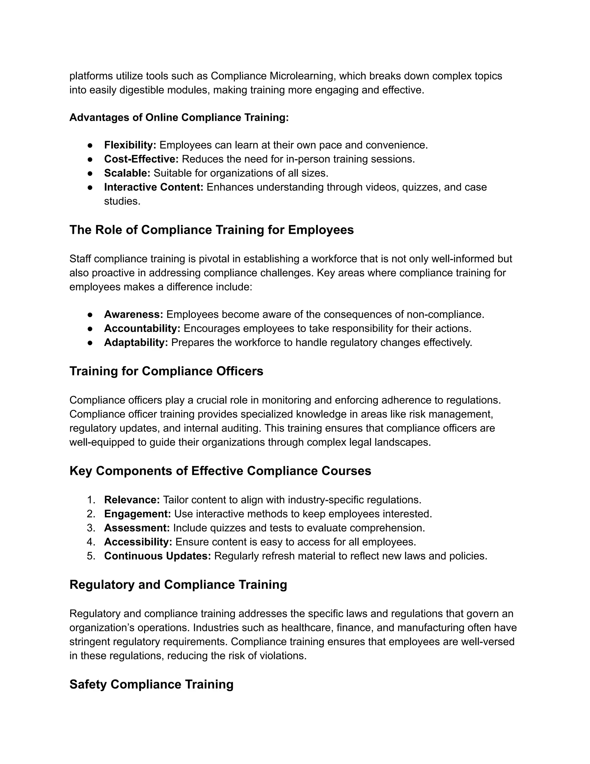 Using Microlearning for ‘Compliance Training’ to Build a Resilient Workforce - Maxlearn | PDF