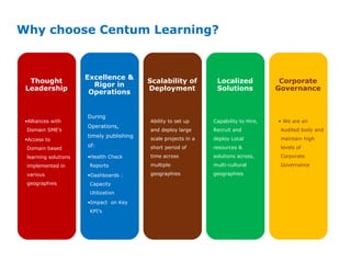 Centum Learning - Corporate Presentation | PPT
