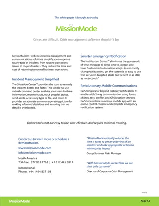 Corporate Crisis Management - Minimize the Chaos | PDF | Business | Business and Finance