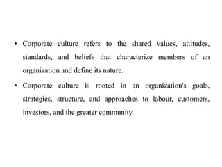 Corporate culture | PPTX