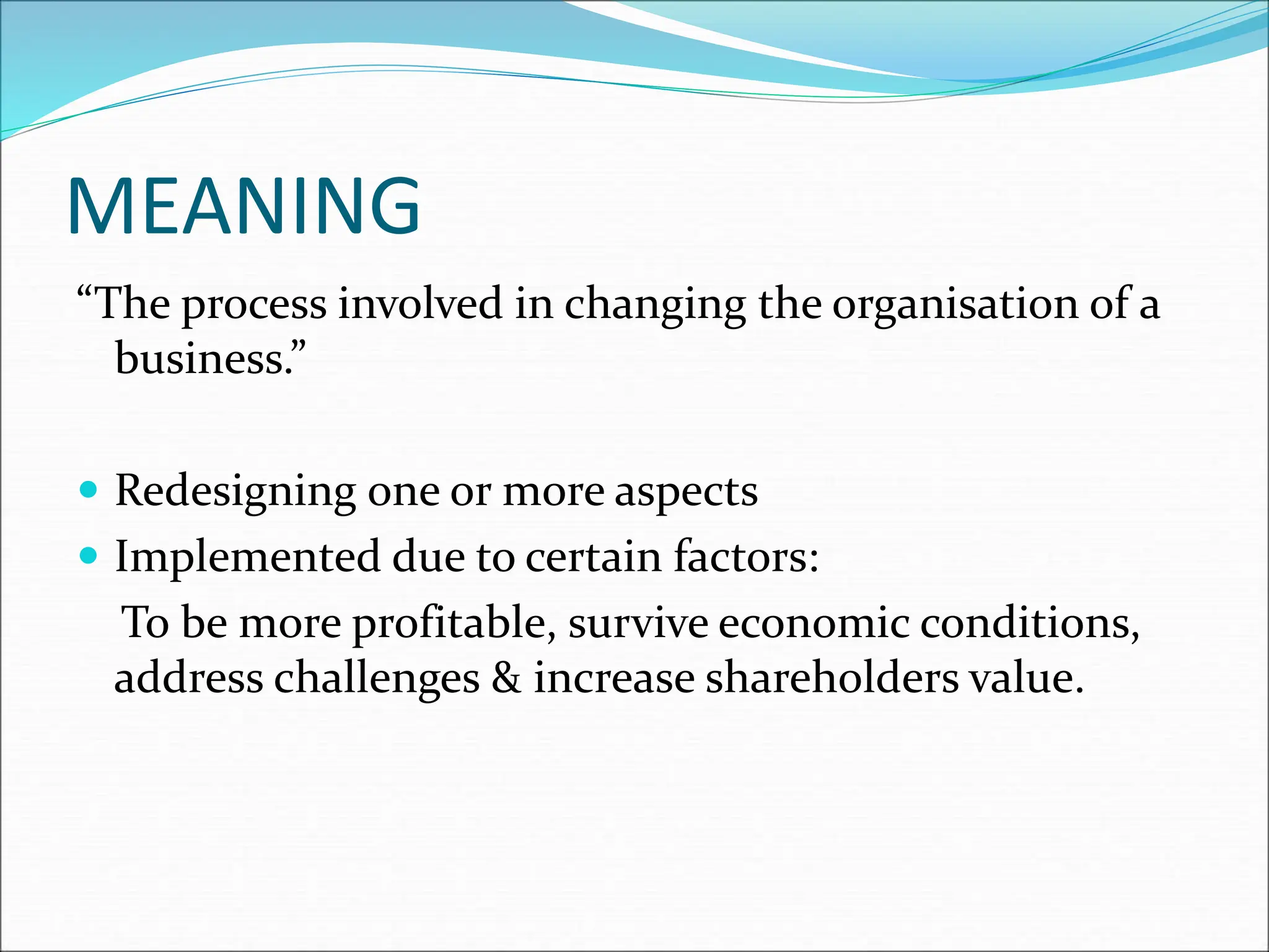 Corporate Debt Restructuring Plan for Turn around | PPT