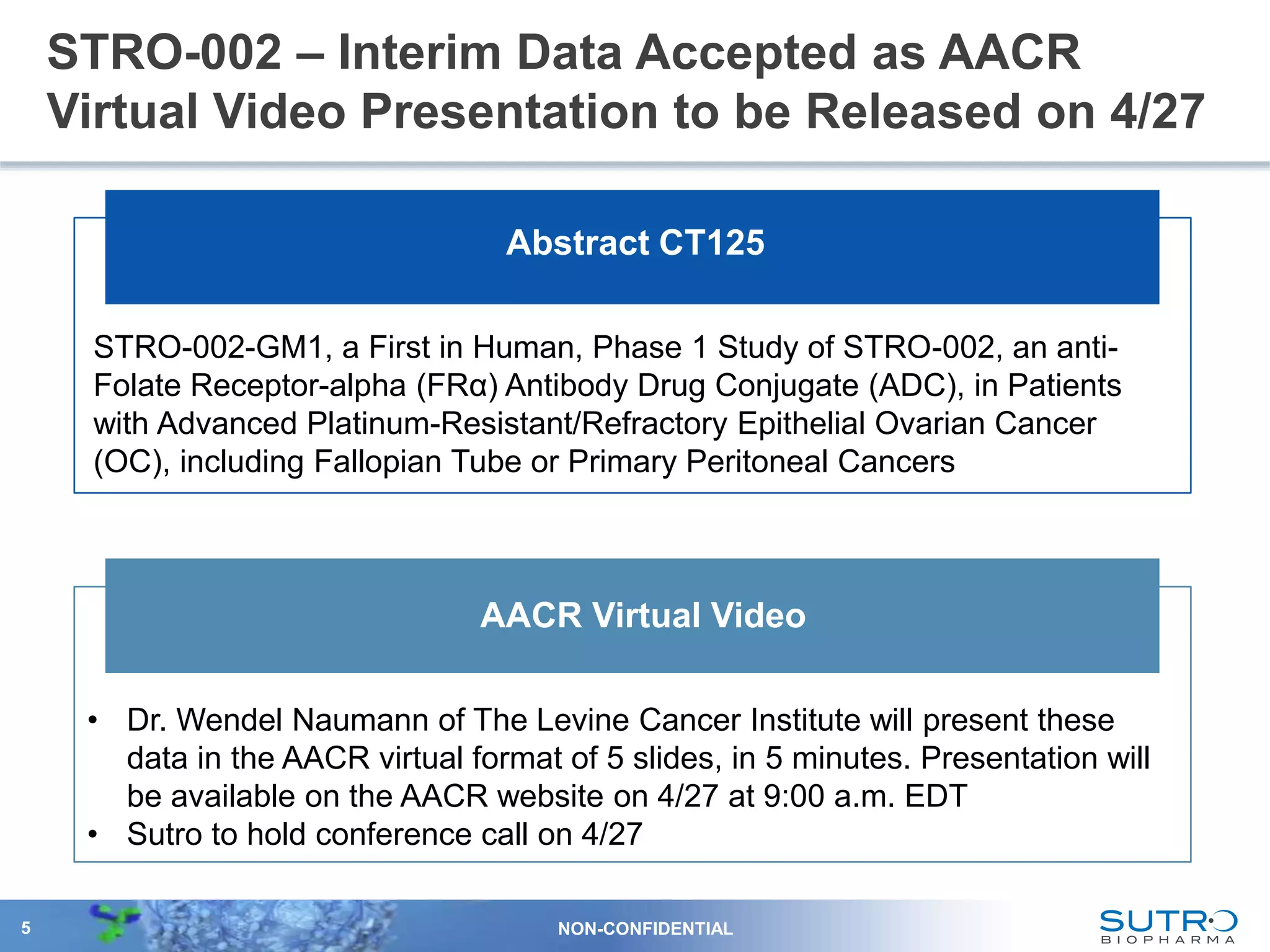 Corporate Deck - AACR 2020 | PPTX