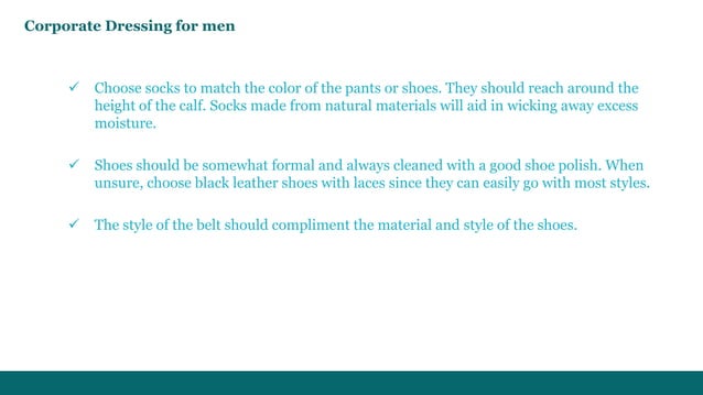 Corporate dressing etiquette | PPTX | Women\'s Outerwear | Women\'s ...