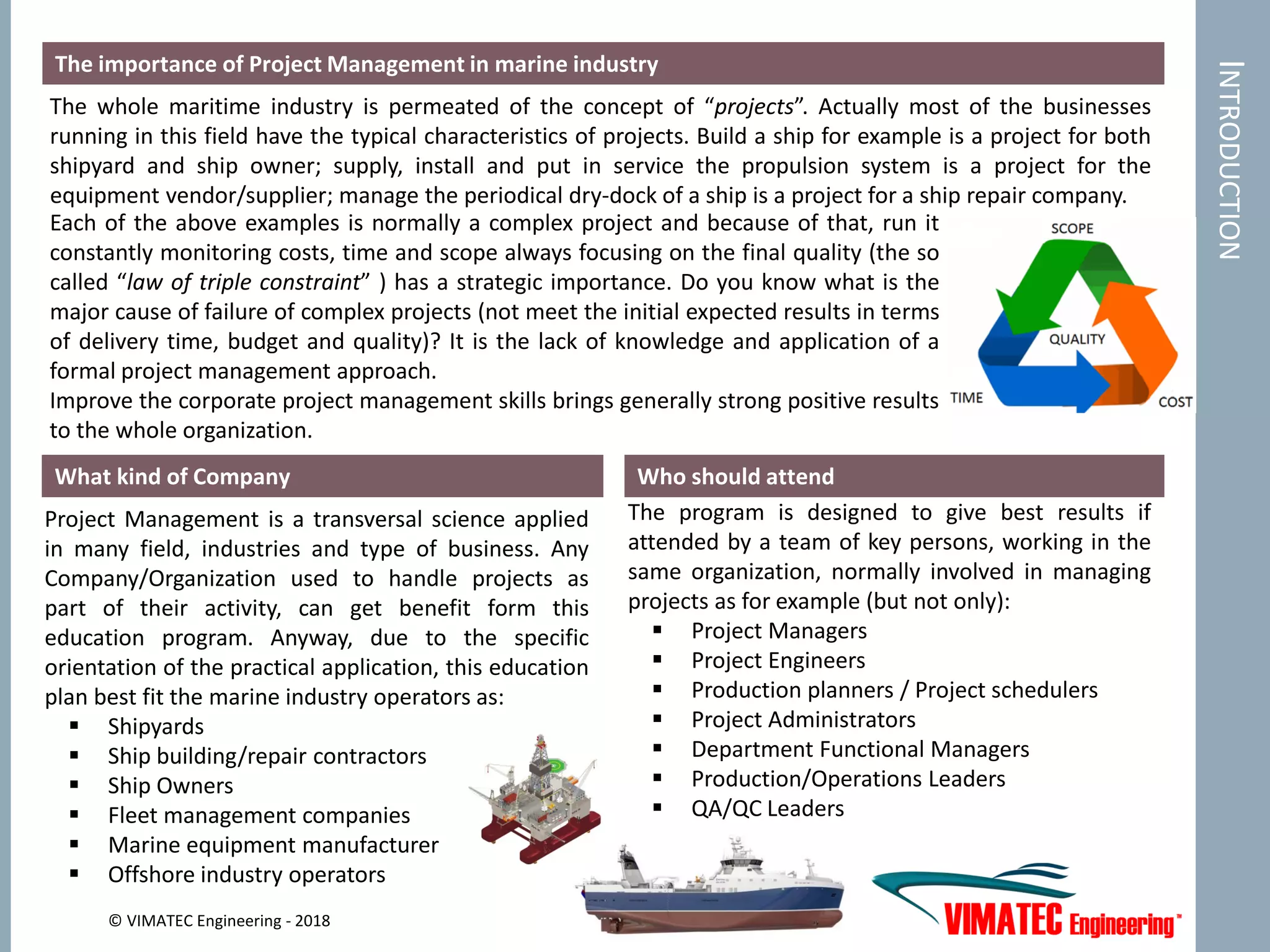 Project Management For Shipyards (professional corporate education plan ...
