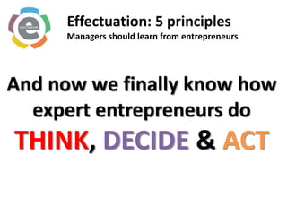 Corporate Effectuation Slideshare | PPT