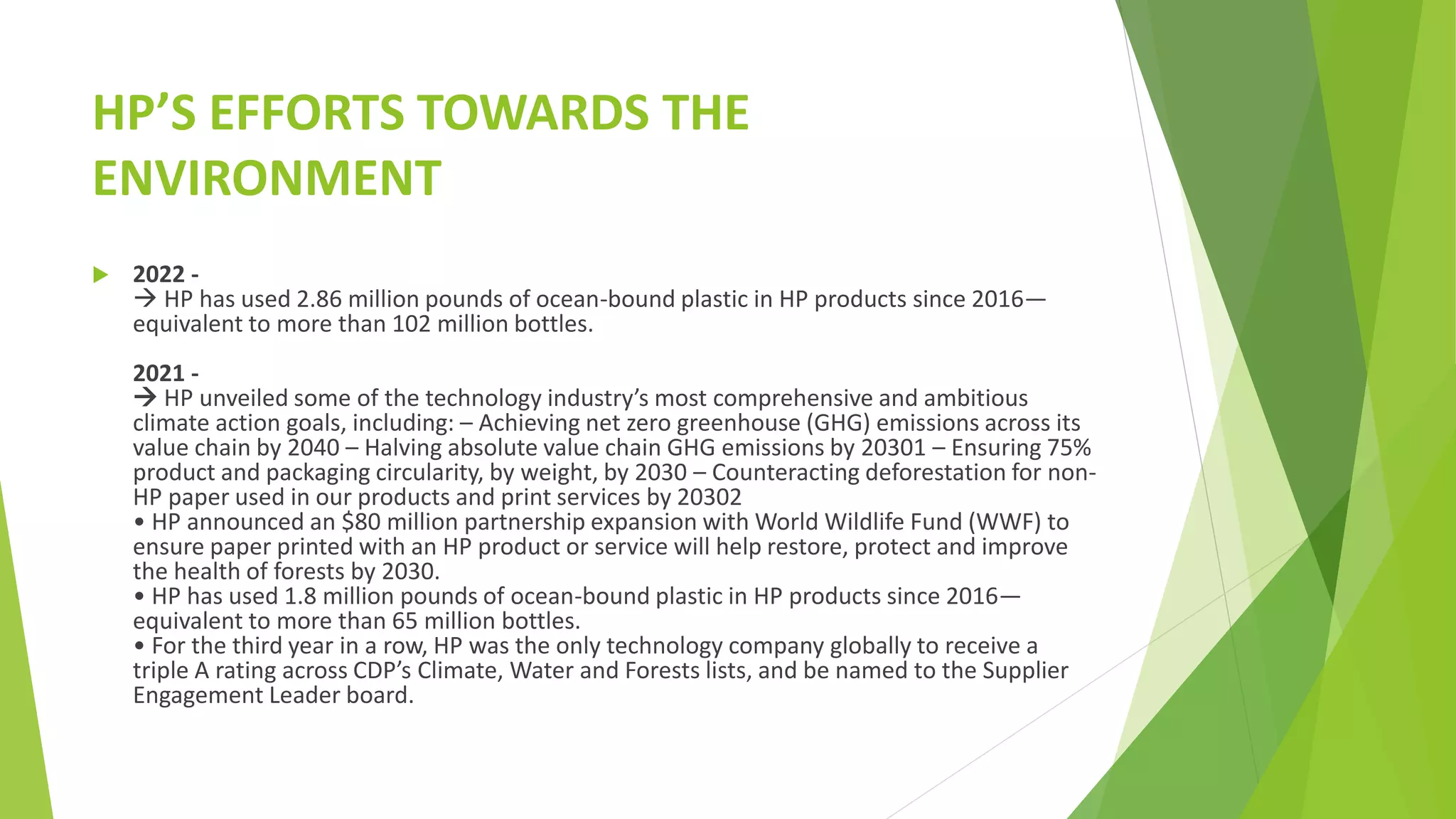CORPORATE ENVIRONMENTAL STRATEGIES - Comparison of Env. Policies.pptx