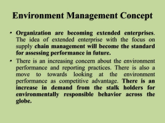 Corporate Environment Management Strategies | PPTX