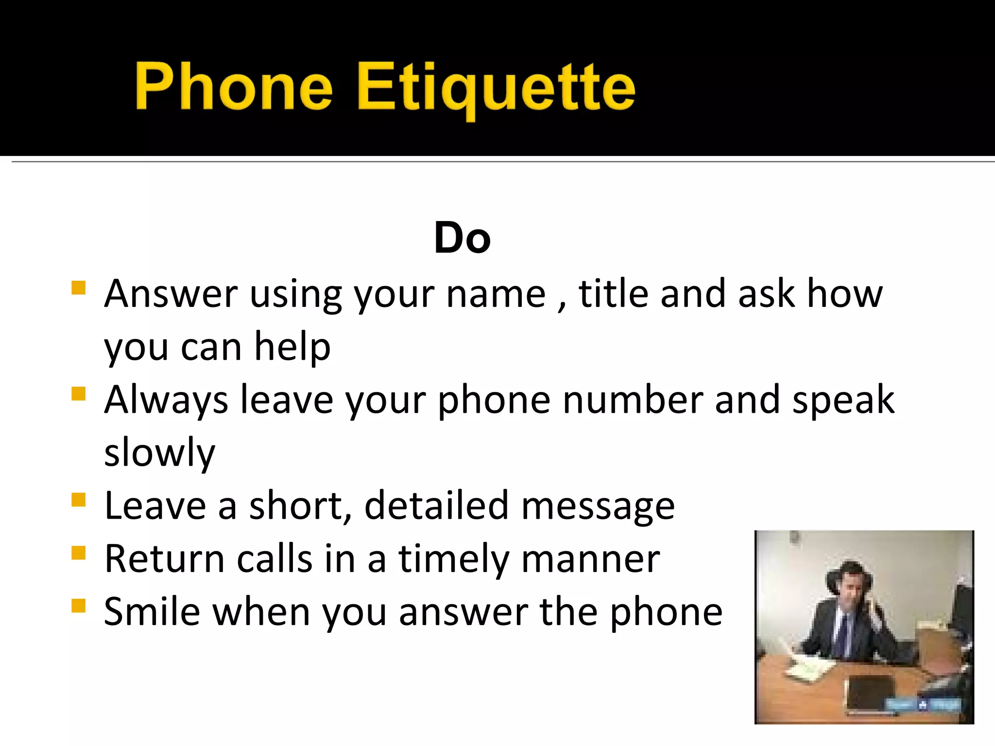 Corporate Etiquette | PPT