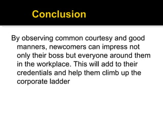 Corporate Etiquette | PPT