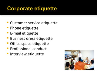 Corporate Etiquette | PPT