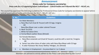 Corporate etiquette for company secretaries | PPTX