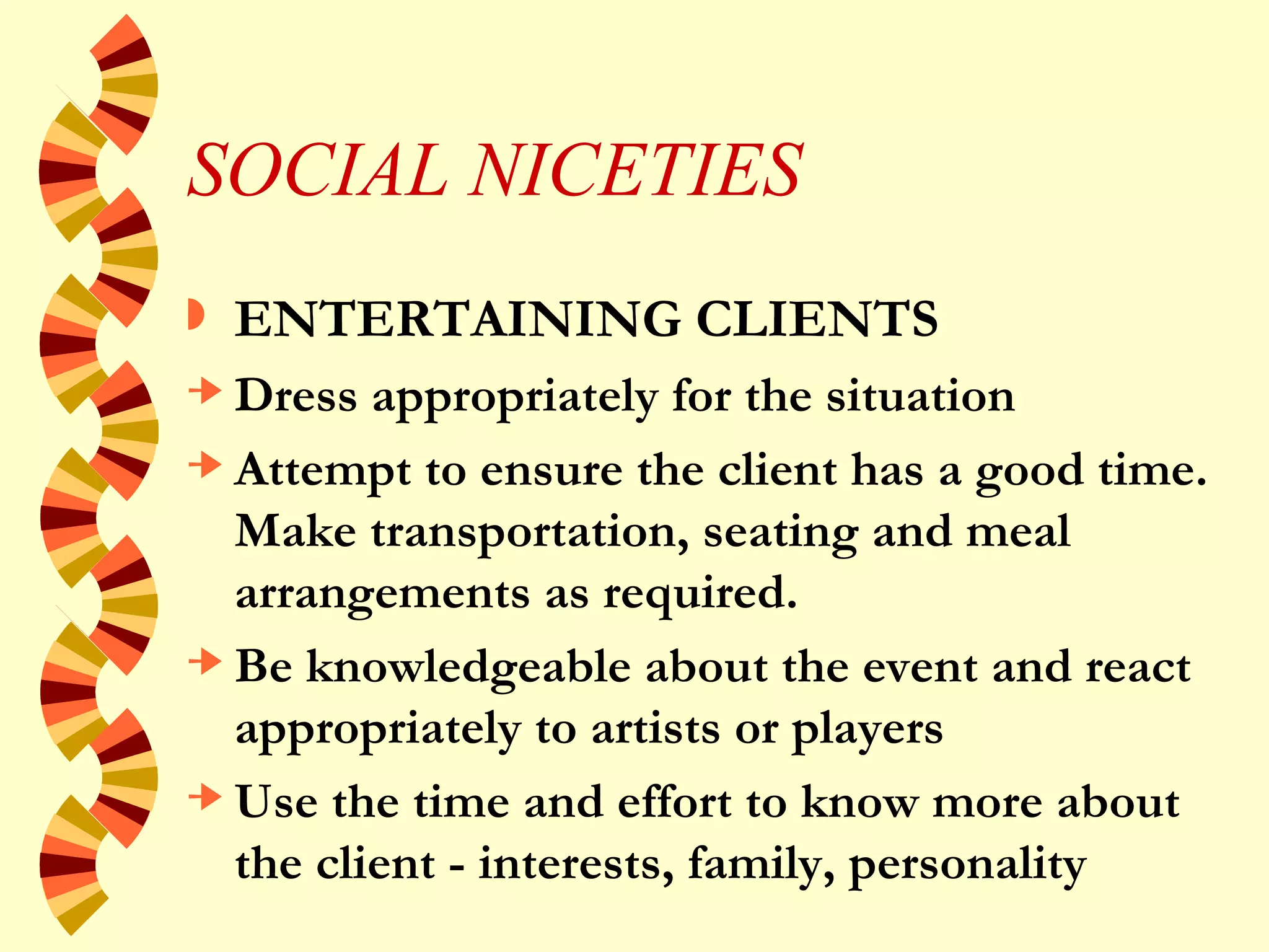 Corporate Etiquette Sies[1] | PPT