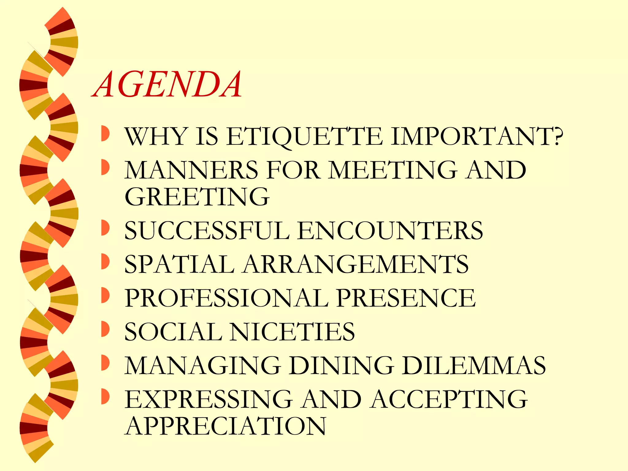 Corporate Etiquette Sies[1] | PPT