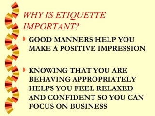 Corporate Etiquette Sies[1] | PPT