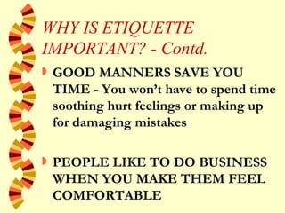 Corporate Etiquette Sies[1] | PPT