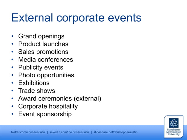 Corporate Events - Event Perspectives Series | PPTX