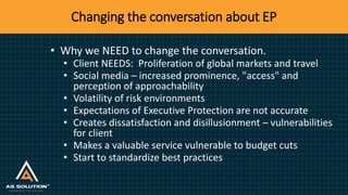 Corporate Executive Protection in the 21st Century | PPTX