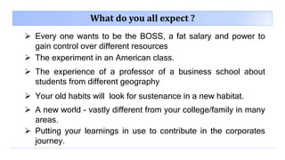 Corporate expectations new | PPTX