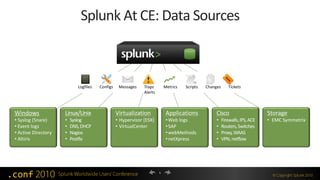 Splunk Conf2010: Corporate Express presents Splunk with SAP | PPT