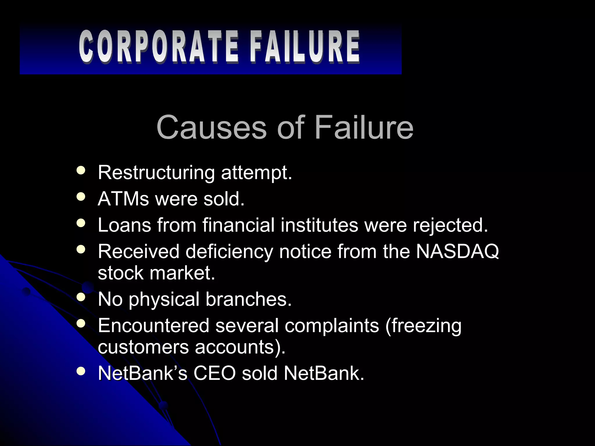 Corporate failure | PPT