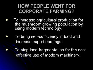 Corporate farming pakistan | PPT