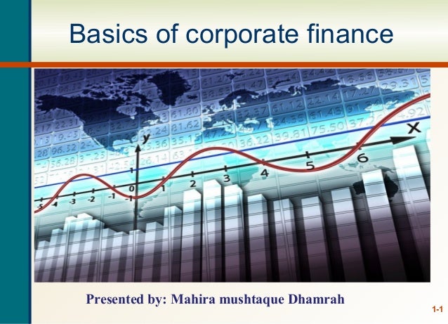 basics of corporate finance