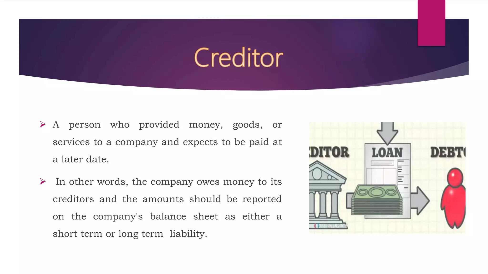 Needs & Preferential Payment of Creditor Protection | PPT