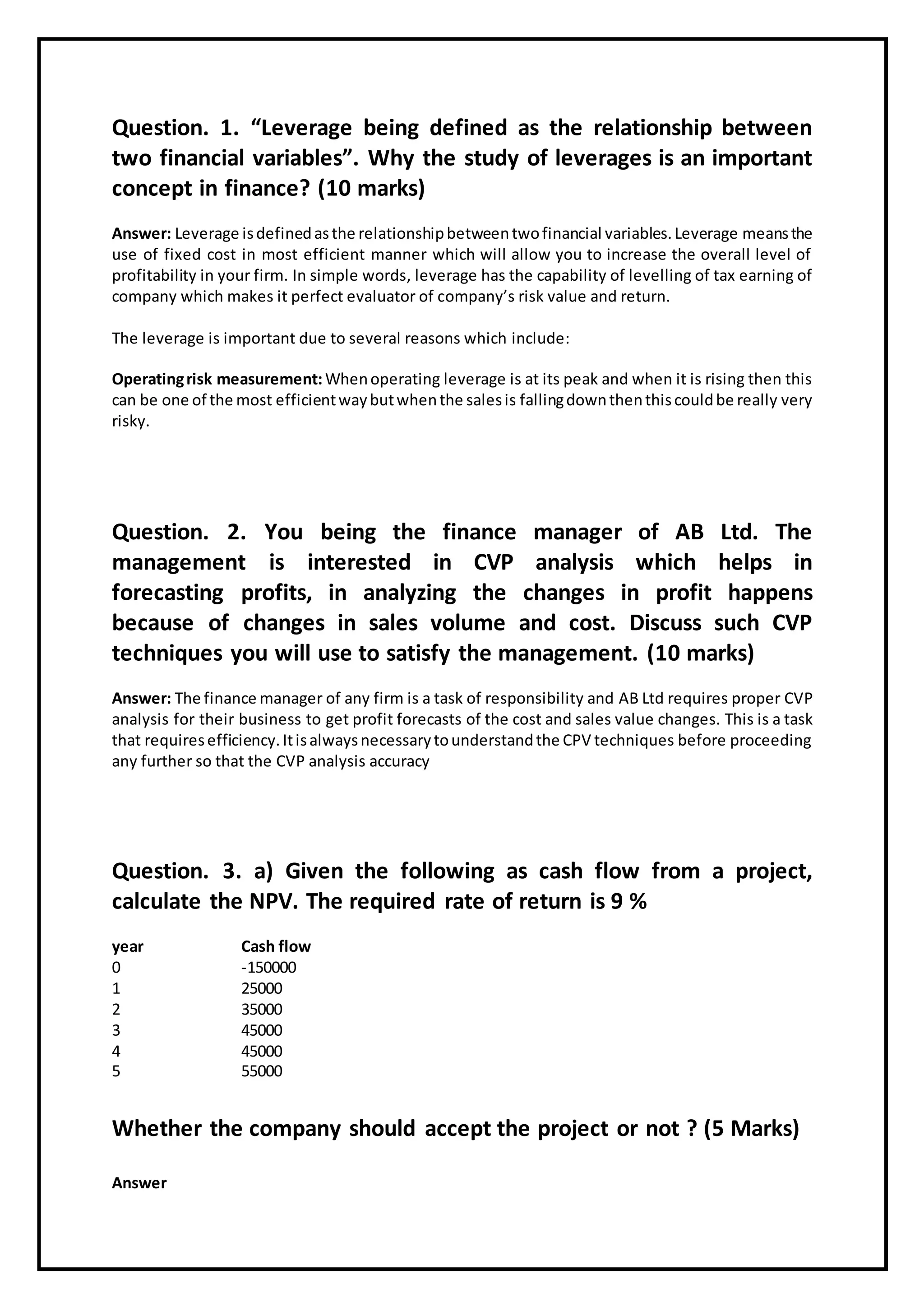 Corporate finance | DOCX