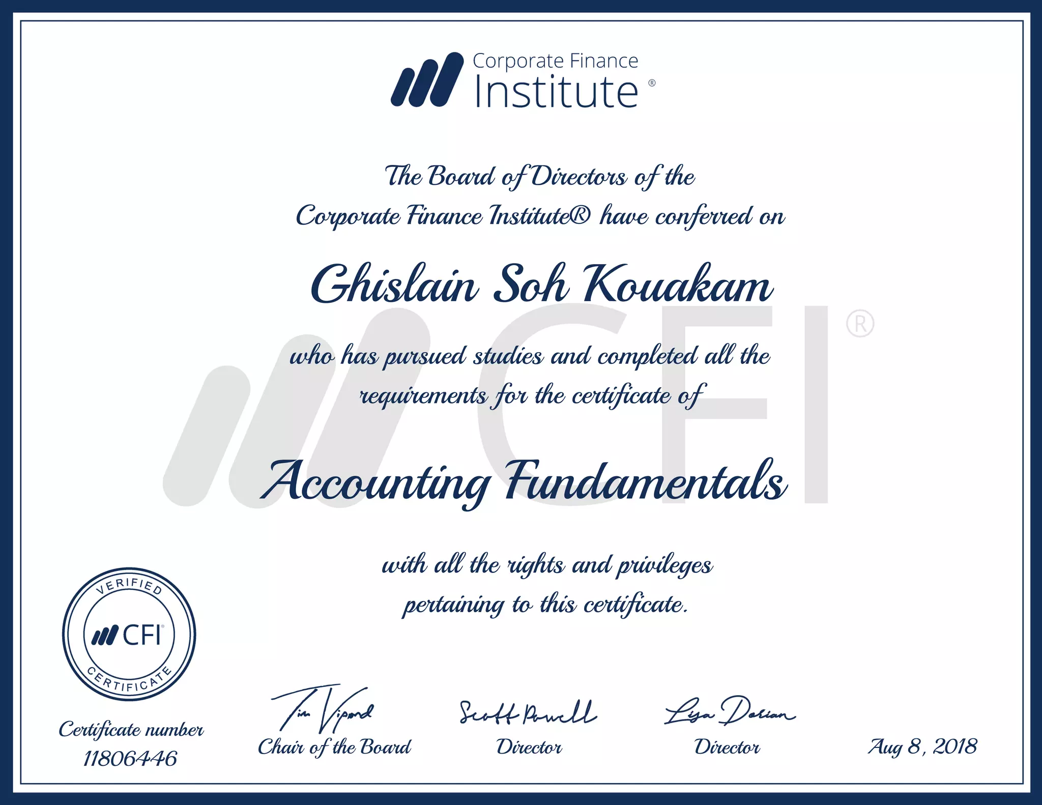 ACCOUNTING FUNDAMENTALS- CORPORATE FINANCE INSTITUTE | PPT