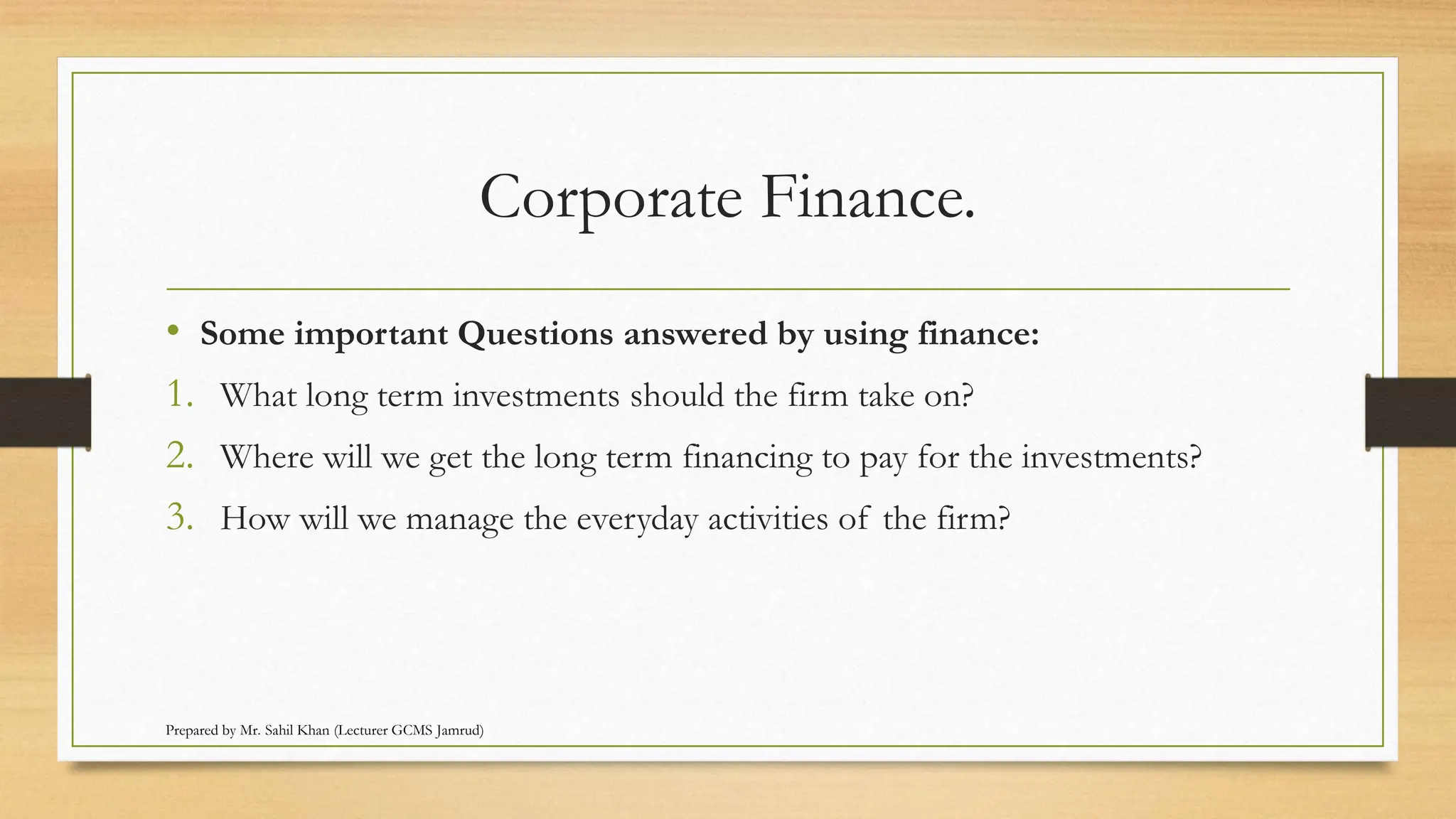 introduction to corporate finance, chapter 01.pptx