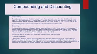 Corporate finance notes1 | PPT