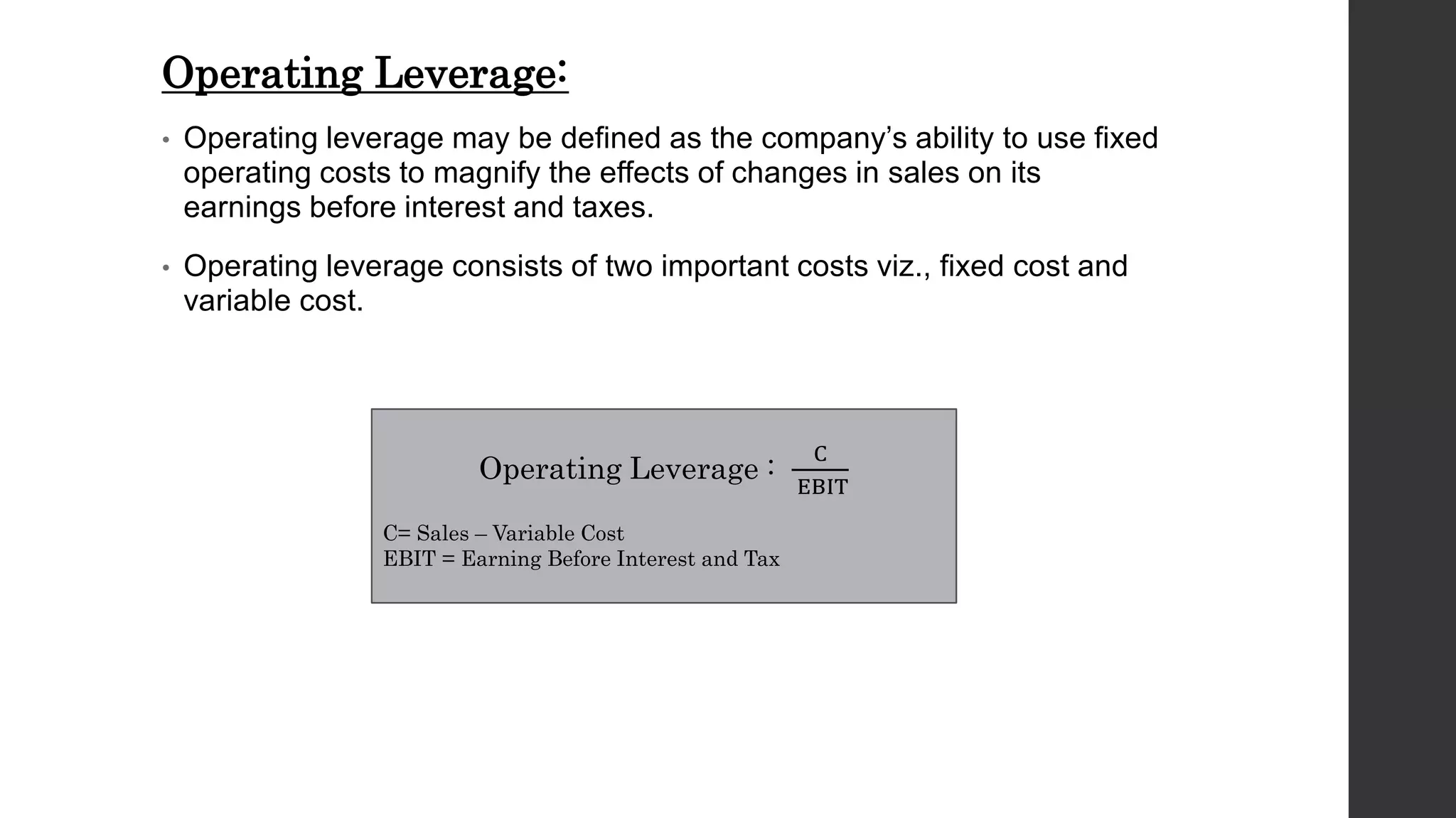 Leverage and Capital Structure .pptx