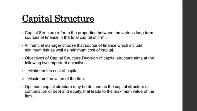 Leverage and Capital Structure .pptx