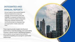 Corporate Reporting Transforming Annual Reports into Strategic Assets ...