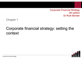 Corporate financial strategy | PPTX