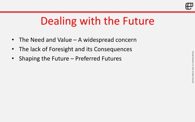 Corporate foresight - A brief overview | PPTX