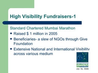 Corporate & Foundation Giving | PPT | Non-Profit Organizations | Industries