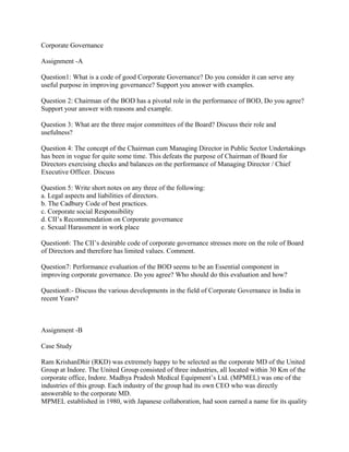 Corporate Governance | PDF