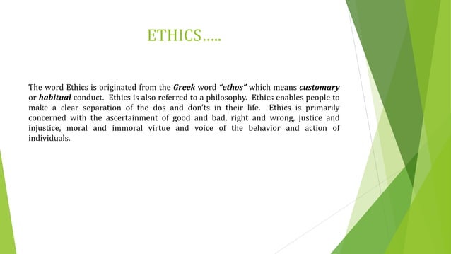 Functional areas of Ethics and Miscellaneous Ethical issues in Business ...