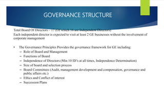Corporate governance in General electric | PPTX