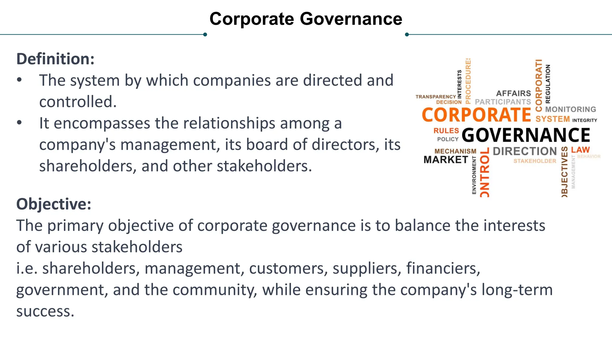 Corporate Governance (the history, pillars, Pros & Cons, Tools & Techniques) | PDF