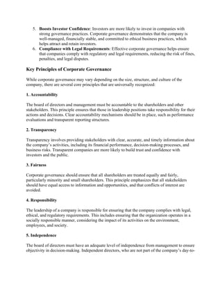 Corporate Governance: The Foundation of Responsible Business Management ...